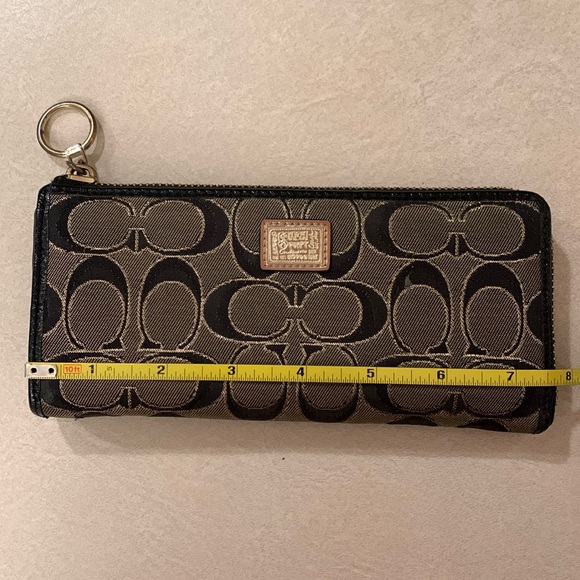 Coach | Bags | Coach Poppy Logo Zip Wallet | Poshmark